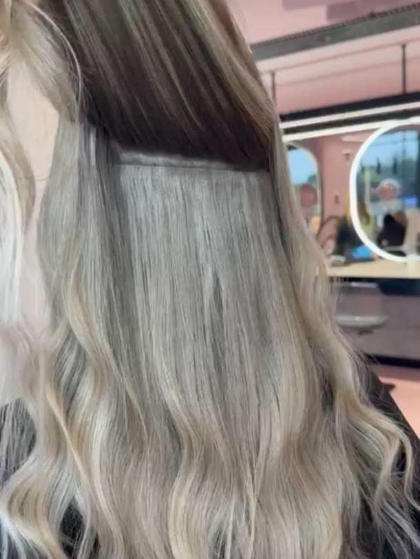 Tape Weft Hair Extensions - Boombae Hair Salon Manchester and Dublin